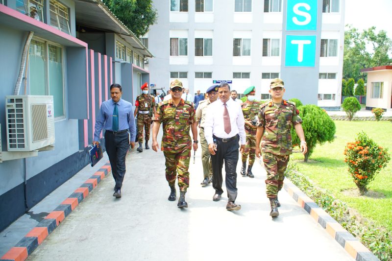 GOC Visit: Area Commander, Rangpur Area - Bangladesh Army University of Science and Technology ...